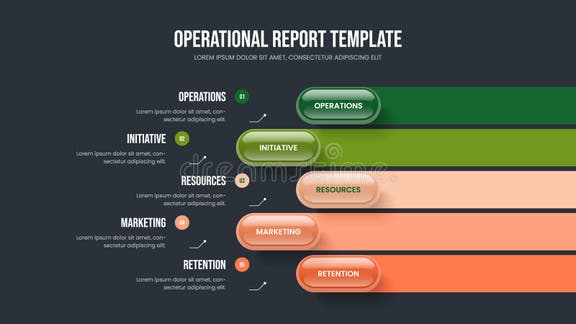 Service Insight 5 Element Diagram Presentation Layout Stock Vector ...