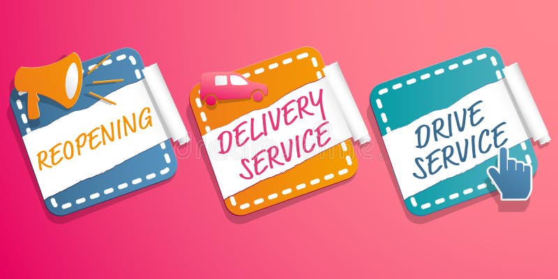 Service label set stock vector. Illustration of coronavirus - 180405274