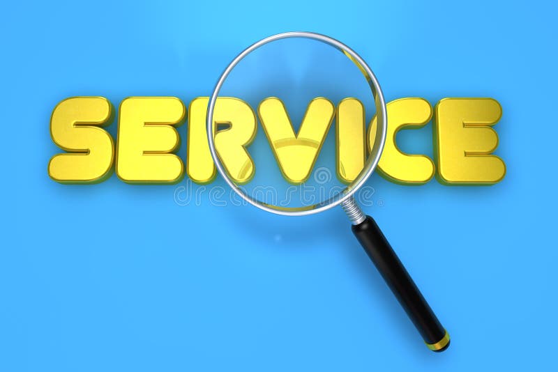 Click for service stock illustration. Illustration of icon - 4762049