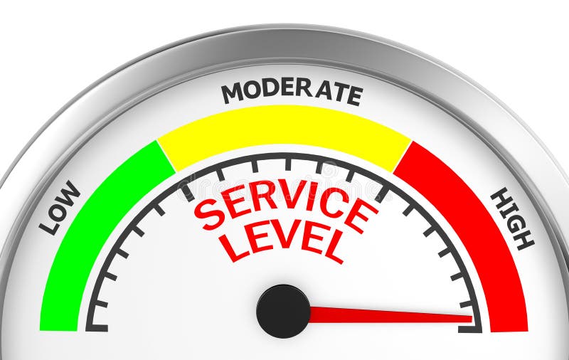 Service level stock illustration. Illustration of communicate - 80475785