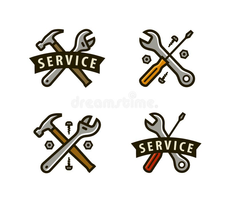 Service Logo or Icon. Tools, Repair Vector Illustration Stock Vector ...