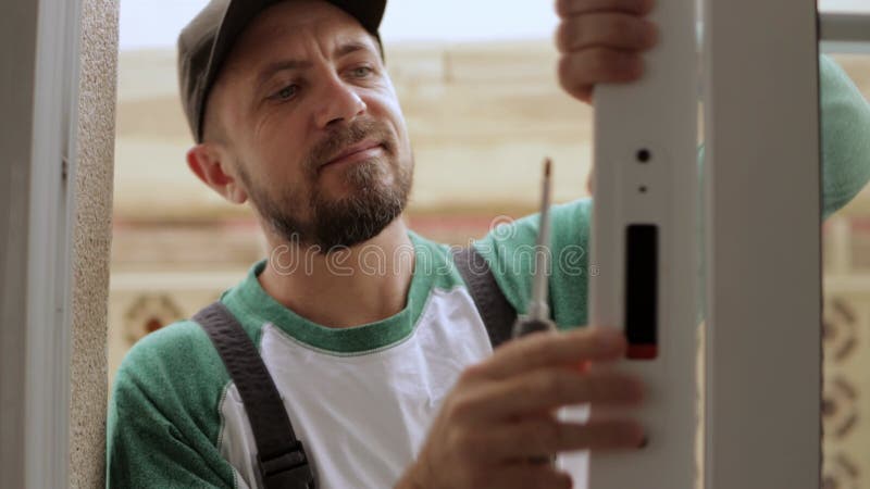 Service Maintenance of Plastic Windows and Doors, Adjustment of Locks ...