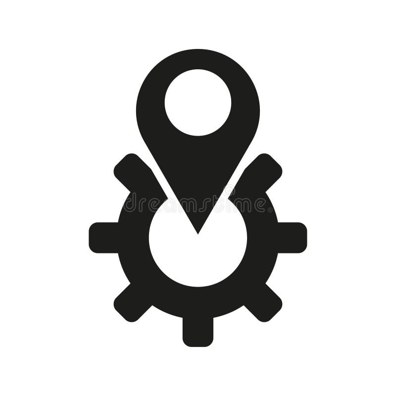 Service Map Marker Icon. Vector Illustration. EPS 10 Stock Vector ...