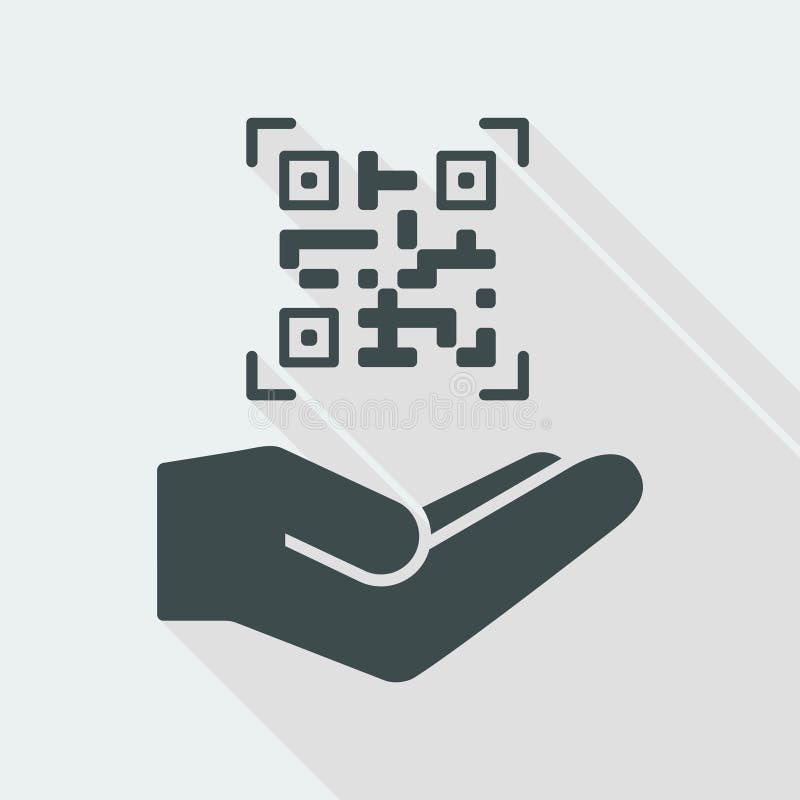 QR code icon stock vector. Illustration of qrcode, flat - 117823457