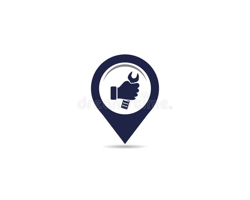 Service point logo stock vector. Illustration of design - 137084482