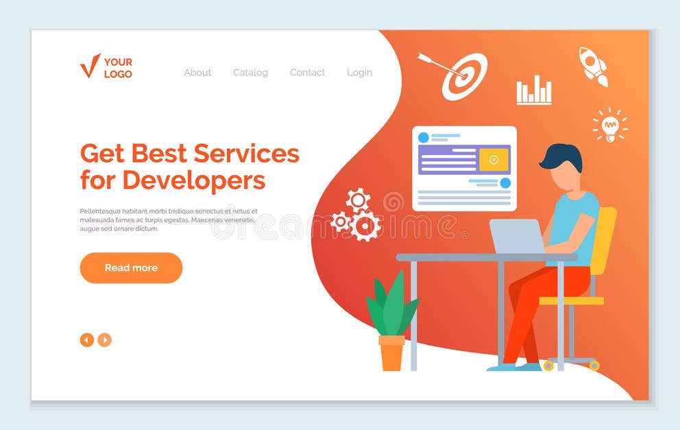 Service Pour Le Site Web Des Développeurs Et Des Programmeurs ...