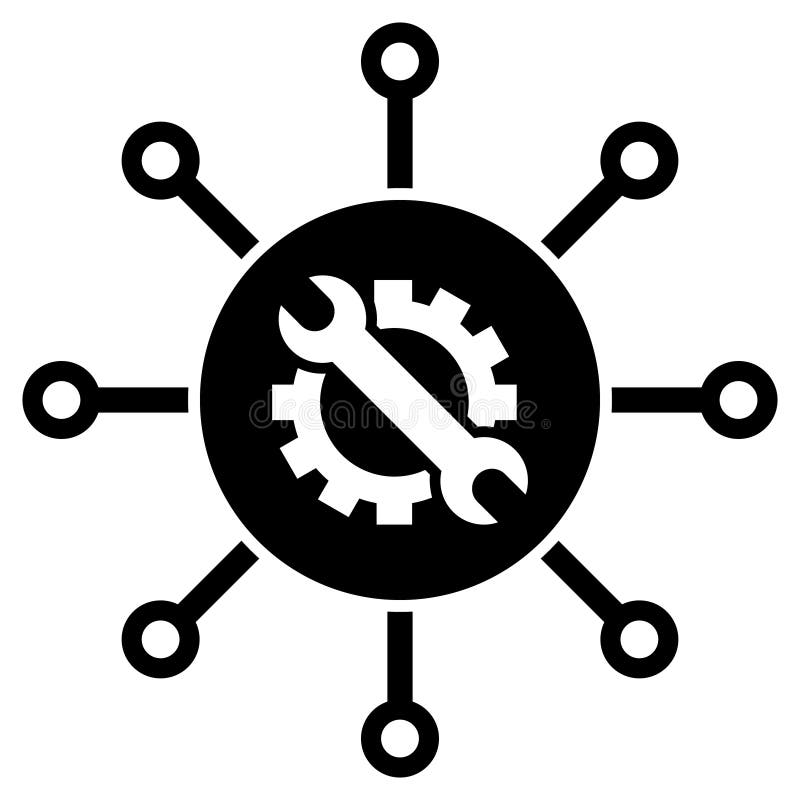 Service Provider Board Isometric Element Stock Vector - Illustration of ...