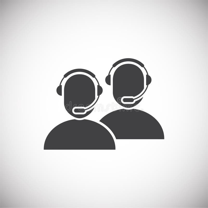 Service Related Icon on Background for Graphic and Web Design. Simple ...