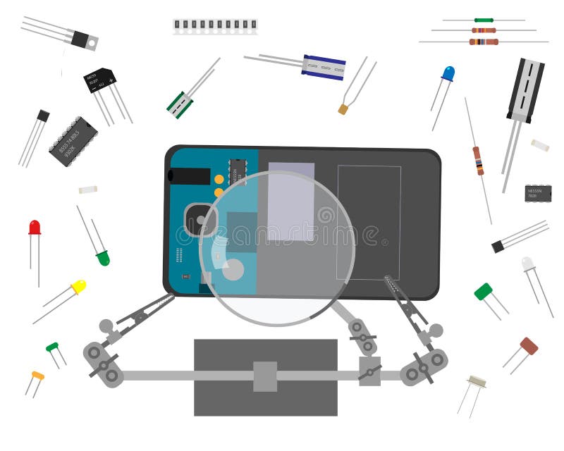 Electronics Engineering Repair Flat Stock Illustrations – 276 ...