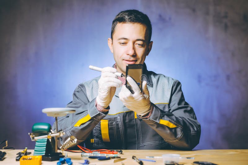 Service repair electronics stock photo. Image of electrician - 131030238