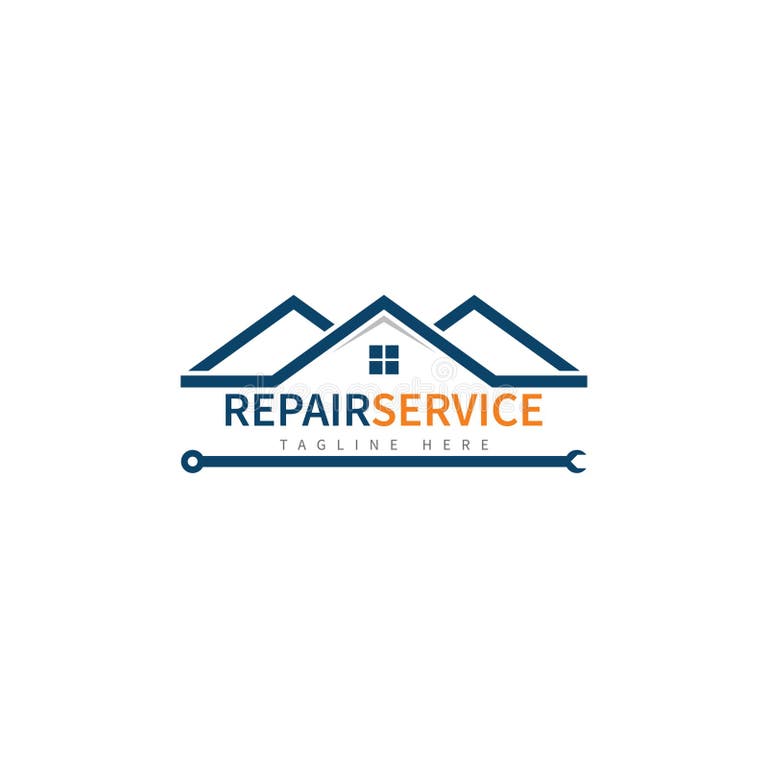 Service Repair Tools Logo Template Vector Stock Vector - Illustration ...