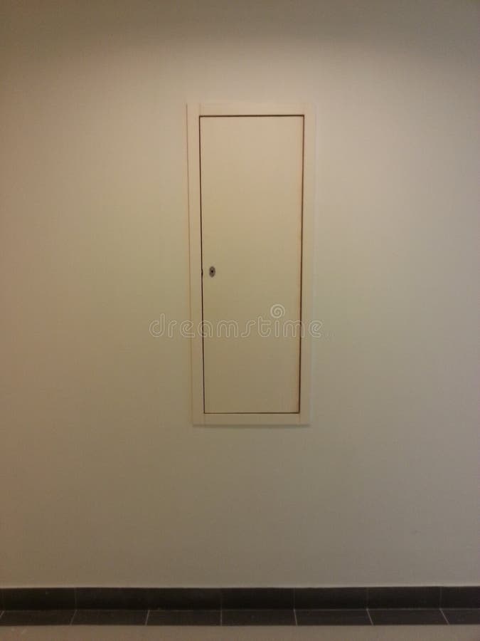 Service Shaft on the Corridor Stock Image - Image of corridor, colour ...