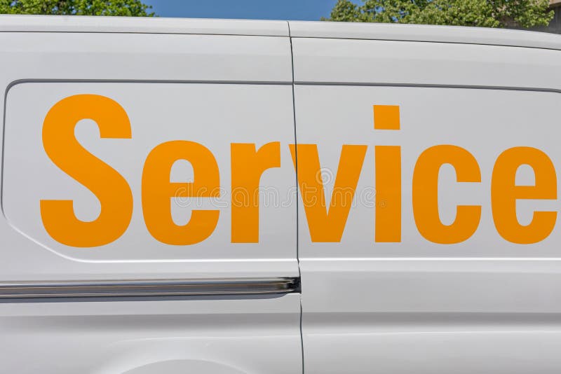 Service Sign stock photo. Image of vehicle, mobile, equipment - 222633418