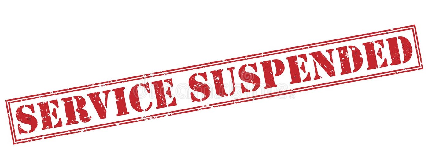 Service Suspended Stock Illustrations – 627 Service Suspended Stock ...