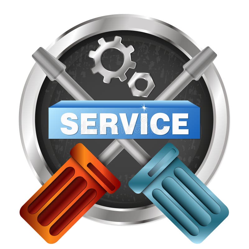 Service symbol vector stock vector. Illustration of wheel - 97307833