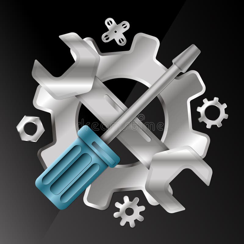 Service symbol vector stock vector. Illustration of wheel - 97307833