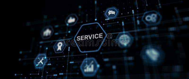 Service. Technical Support Customer Business Technology Concept Stock ...