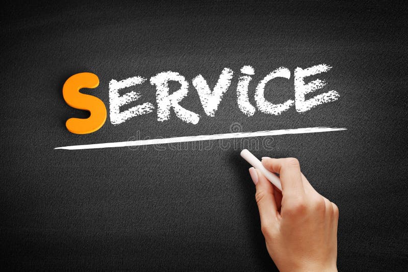 Service text on typewriter stock image. Image of paperwork - 176746363