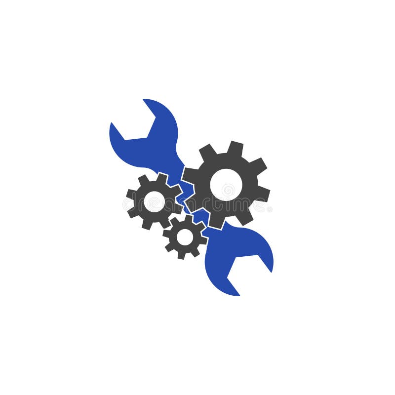 Vector Service Tools Icon on Transparent Background Stock Vector ...