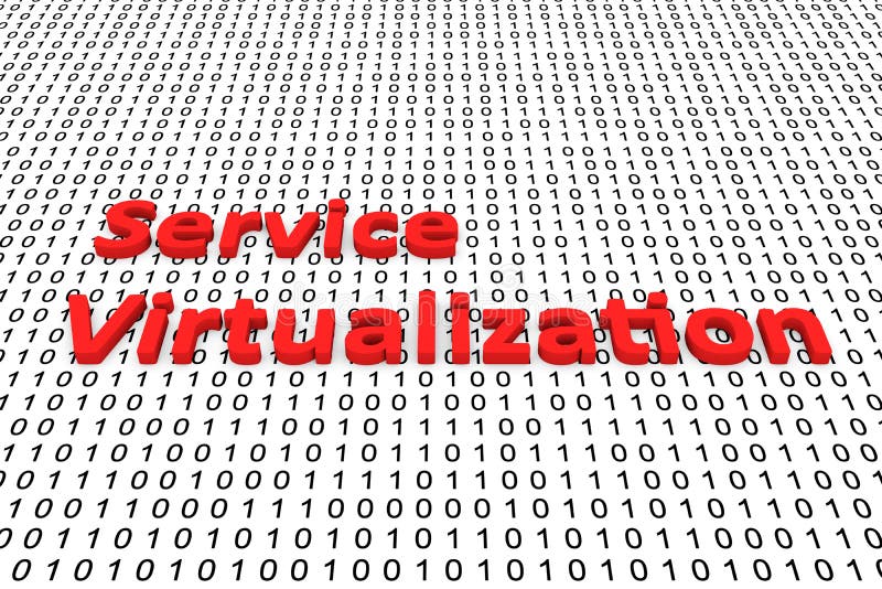Service virtualization stock illustration. Illustration of online ...