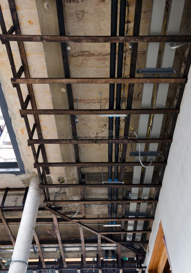 Service Way of House Under Construction Stock Image - Image of property ...