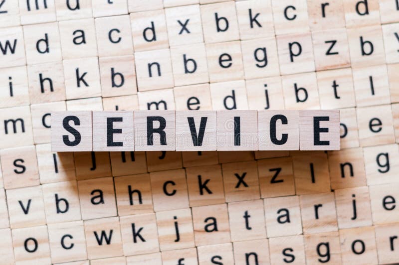 Service word concept stock photo. Image of expectation - 145332196