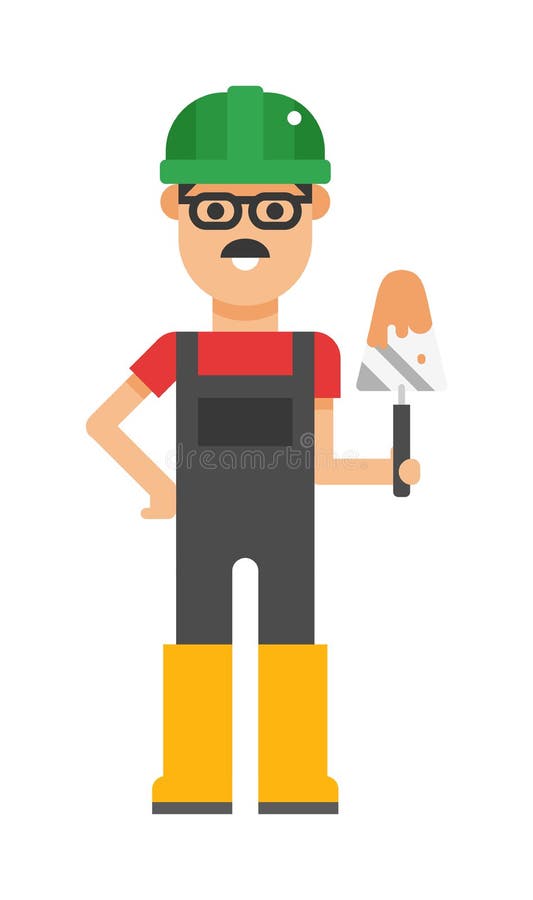 Serviceman Builder Professional and Vector Worker Maintenance Repair ...