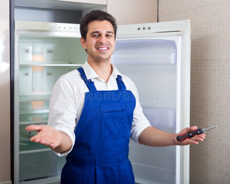 Man Fixing Technical Problem at Home Stock Photo - Image of people ...