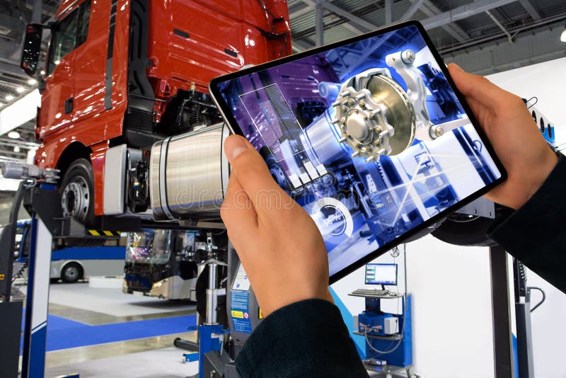 Serviceman Repairing a Truck Stock Image - Image of auto, reality ... Serviceman Repairing a Truck Stock Image - Image of auto, reality ...