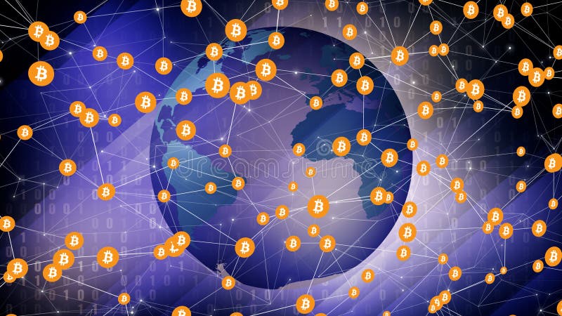 Services for Bitcoin Globe Binary Investment with Rotating Globe ...