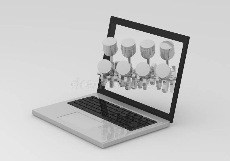 Services Engine stock illustration. Illustration of mechanical - 60790502