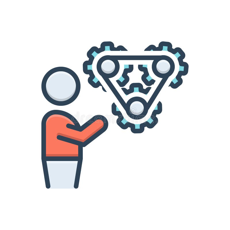 Color Illustration Icon for Services, People and Customer Stock ...