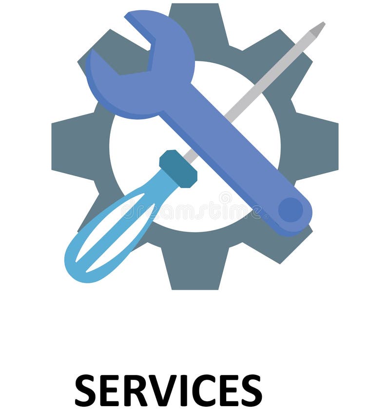 Services Isolated Color Vector Illustration Icon Stock Vector ...