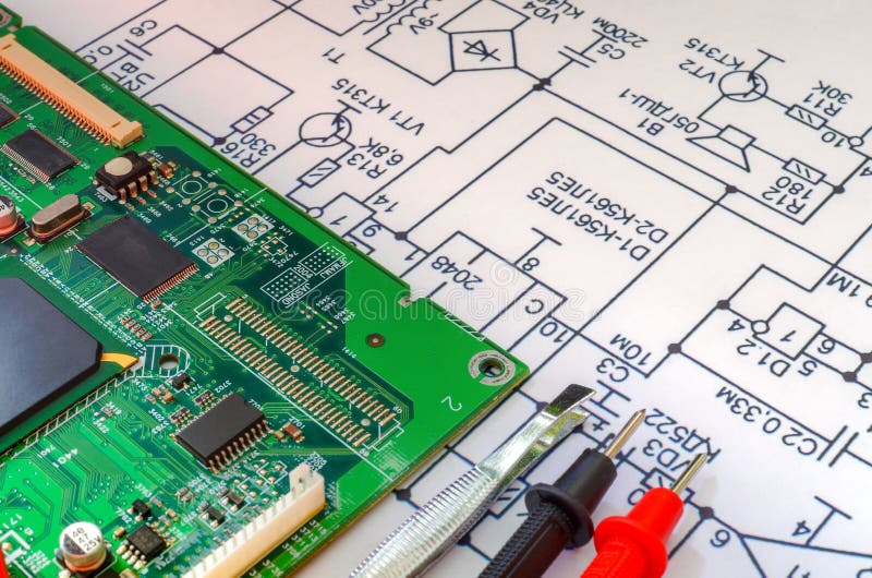 Services and Repair of Electronics, Electronic Boards Stock Image ...