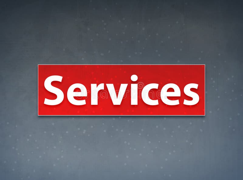 Services Red Banner Abstract Background Stock Illustration ...