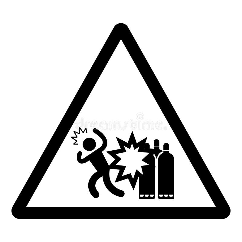 Danger Pressurized Device Release Air Pressure before Servicing Symbol ...
