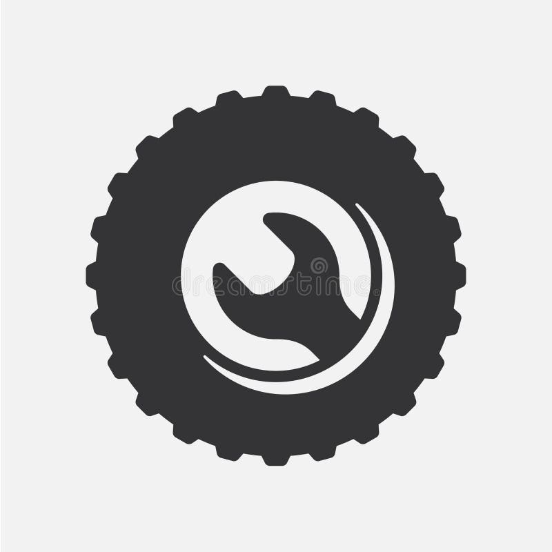 Servicio Del Neum?tico Icono Simple Del Vector Stock de ilustración ...