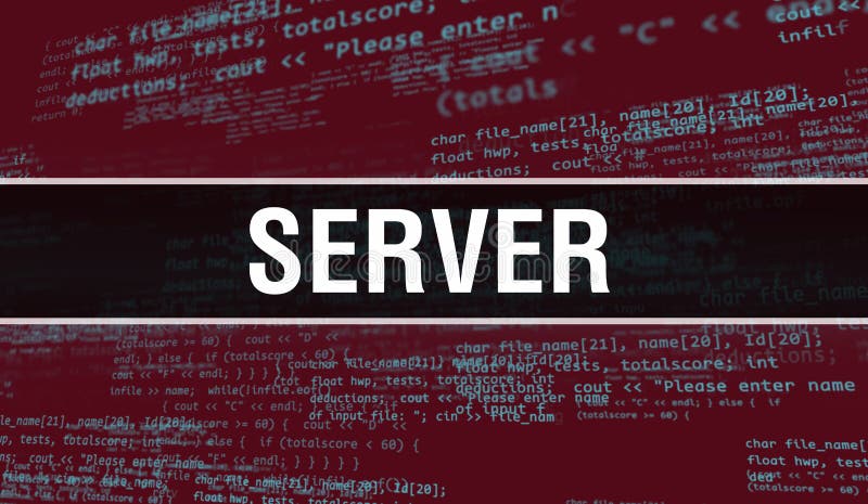 Servidor Con Texto De Código Java Digital Concepto Vectorial De Codificación De Software Para ...