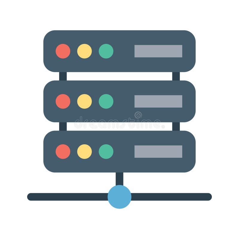 Icono De Vector Aislado De Red De Servidor Fácilmente Editable ...