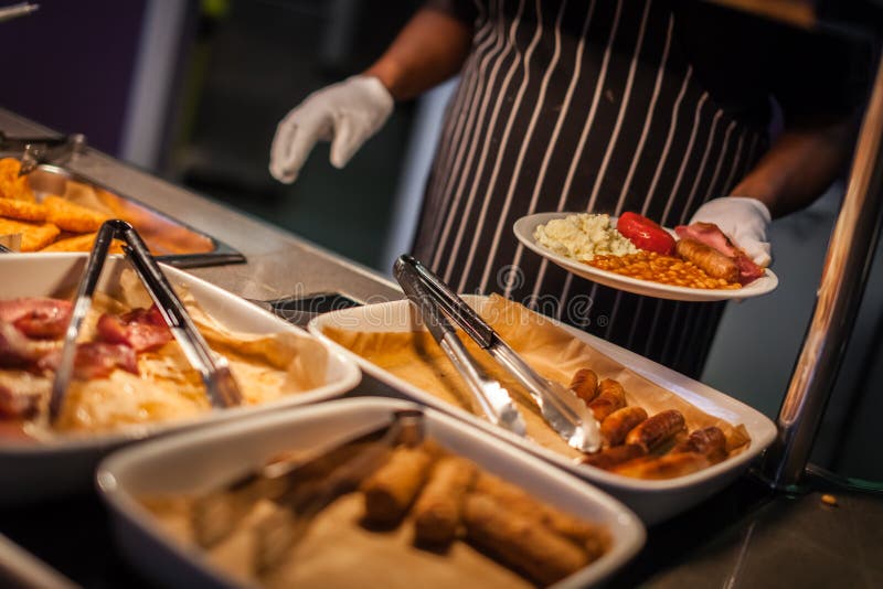 Serving breakfast stock photo. Image of hygiene, eating - 69450740