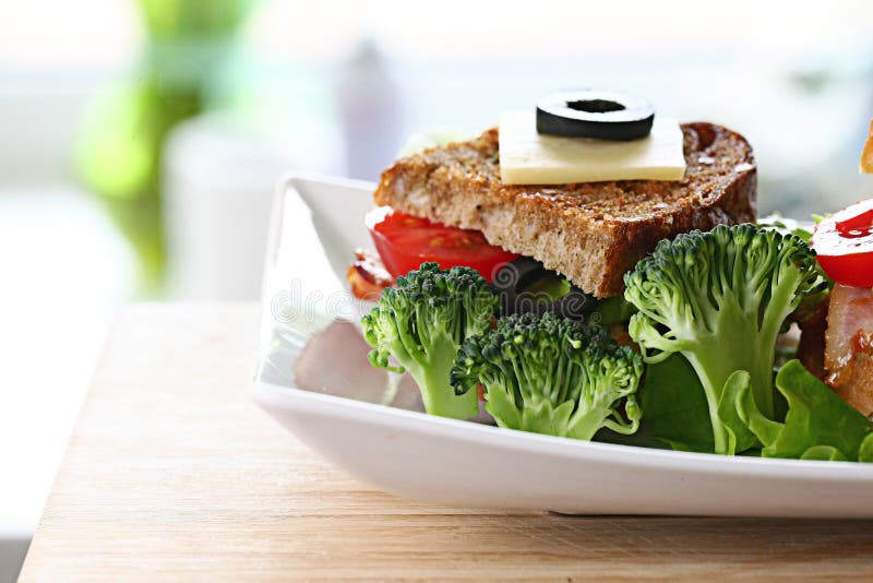 Serving breakfast toast stock image. Image of lunch, fast - 55022259