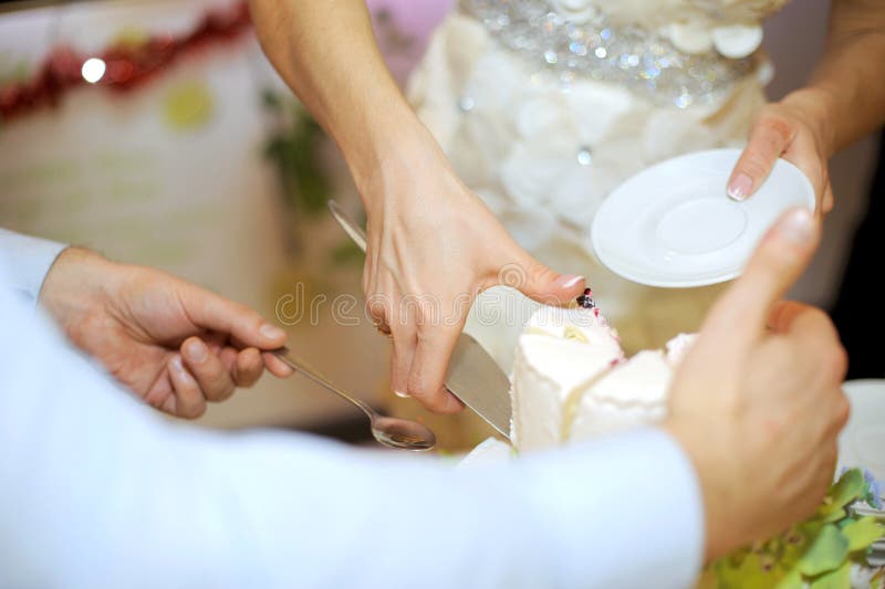 Serving Cake stock photo. Image of holding, love, evening - 29619710