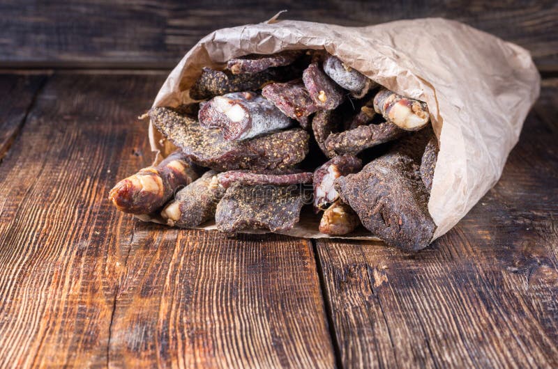 Serving and Serving Craft Meat. Shop with Craft Meat Stock Image ...