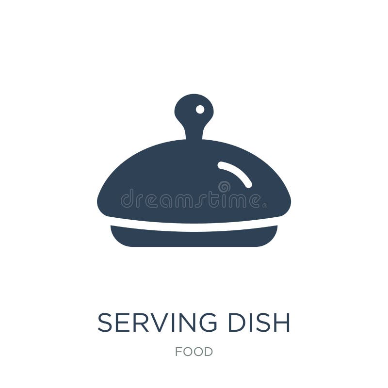 Serving Dish Icon in Trendy Design Style. Serving Dish Icon Isolated on ...