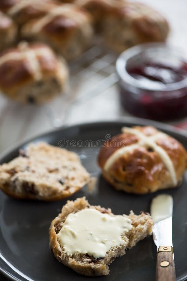 Serving Fresh Homemade Scones Stock Photo - Image of cornwall ...