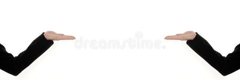 Serving hands stock image. Image of service, palm, conceptual - 7474839