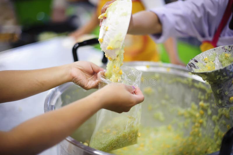 Serving the Homeless Hungry and Poor Stock Photo - Image of help ...