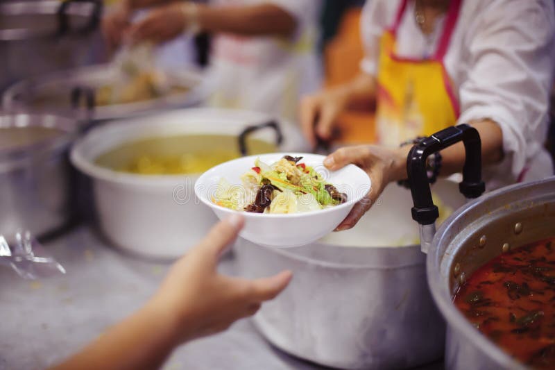 Serving the Homeless Hungry and Poor Stock Photo - Image of life ...