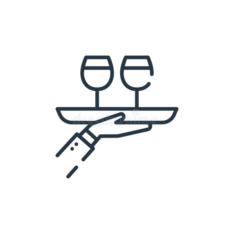 Vector Logo Of Catering, Restaurant And Serving Stock Illustration ...