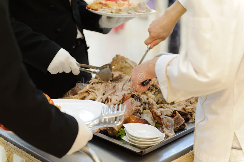 Serving Pork stock photo. Image of dinner, meat, horizontal - 32146876